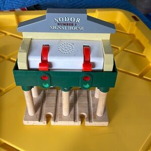 Toys | Thomas Trains Sodor Signal House Wood | Poshmark